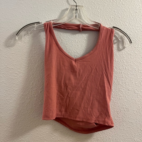 Blush | Tops | Blush Peach Ribbed Tank Top | Poshmark